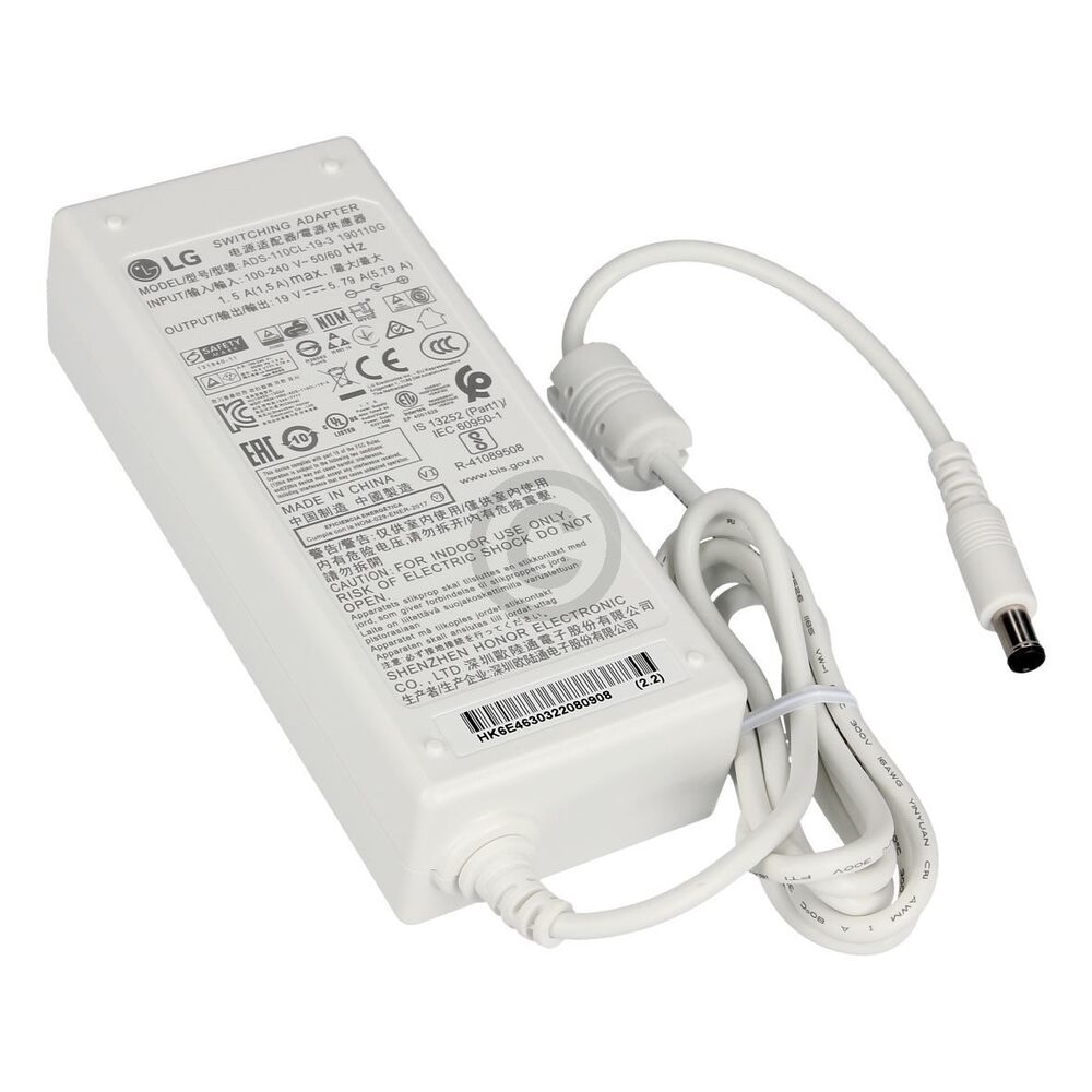 New Original LG 19V 5.79A Adapter for LG CineBeam Largo 2.0 DLP HF60LS