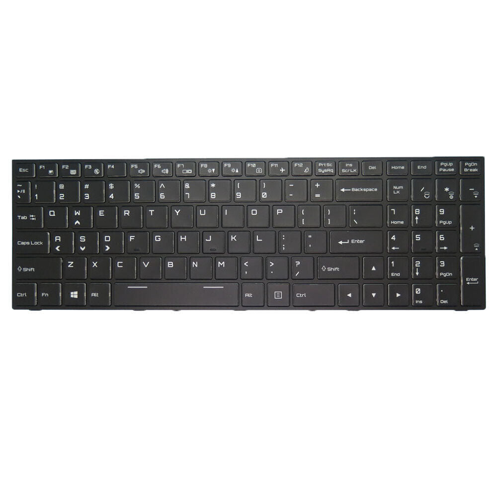 Laptop Keyboard For PowerSpec 1510 English US Black With Backlit New