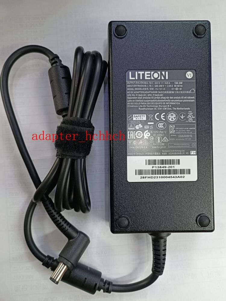 New Original Liteon P13849-201 19.5V 9.23A Adapter Fr HPE MicroServer