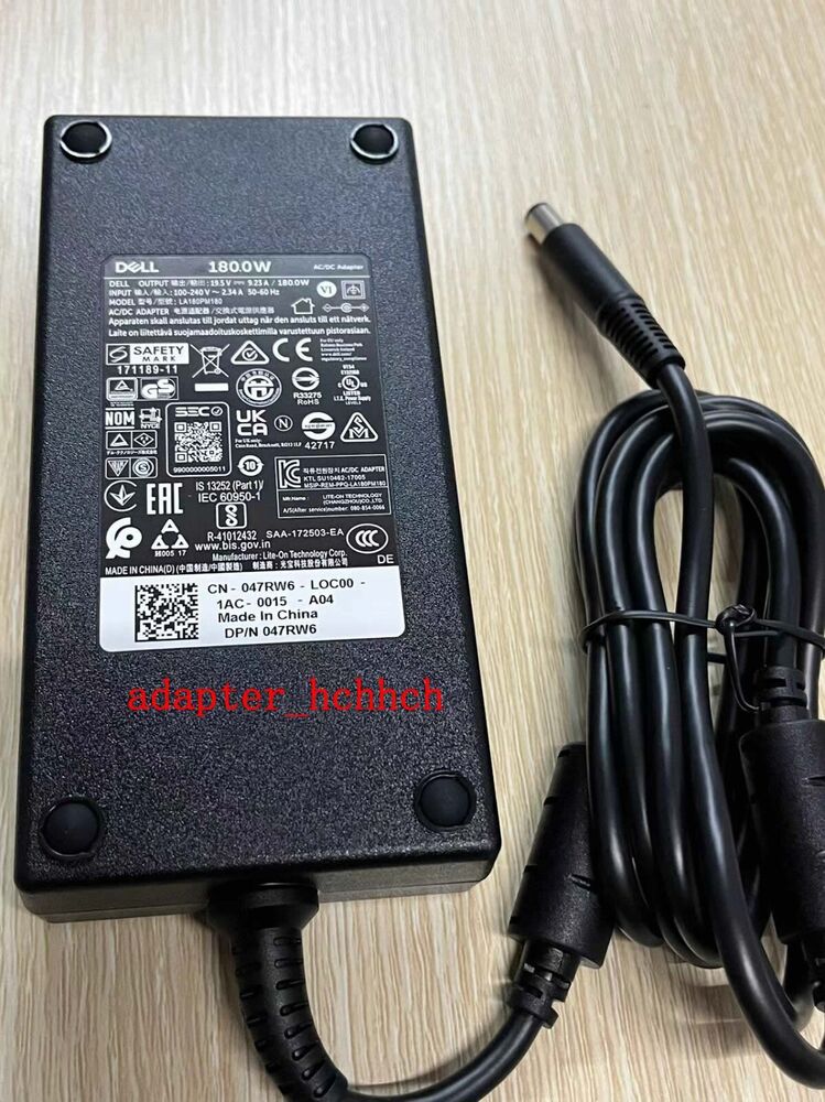 New Original Dell 180W Adapter for Dell G15 5511/RTX3050 LA180PM180&47 ...
