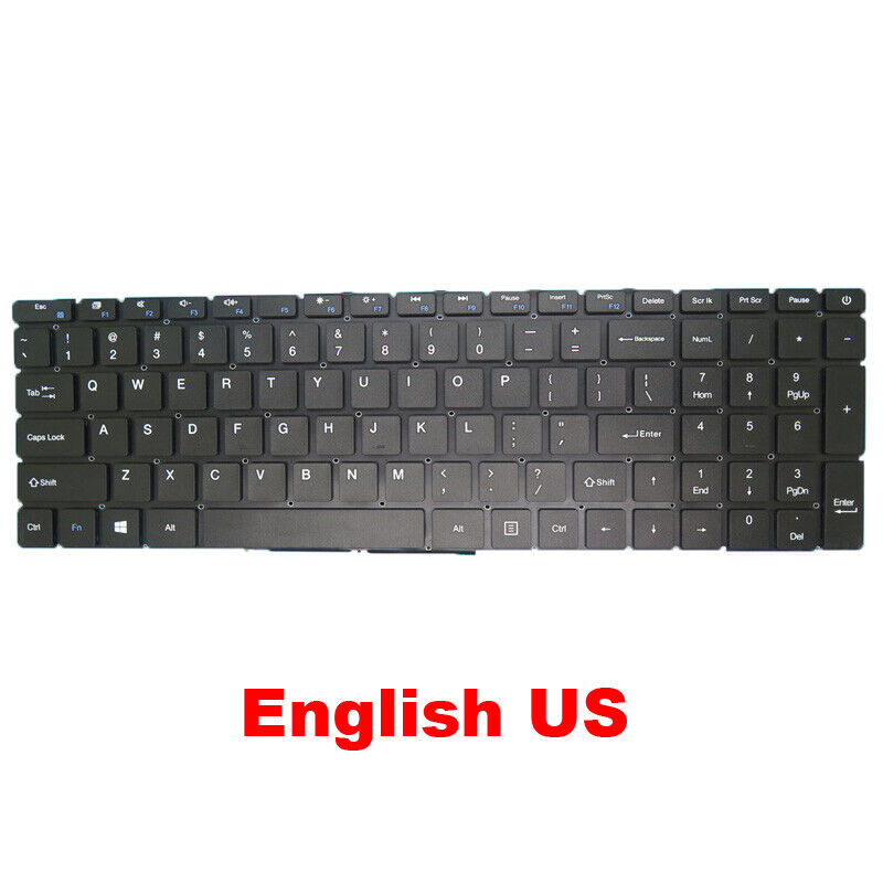 Laptop US Layout Keyboard For Teclast F15S 15.6 inch NO Backlit Englis
