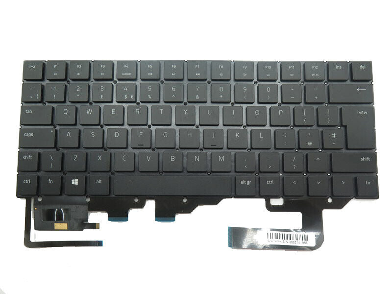 Laptop UK Keyboard For RAZER Blade 12275612-00 2H-BC4N4R51011 Without