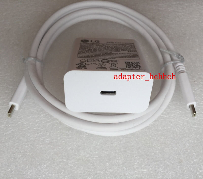New Original LG 65W Fast Charger&USB-C Cable for LG gram 17Z90R-A.ADB9