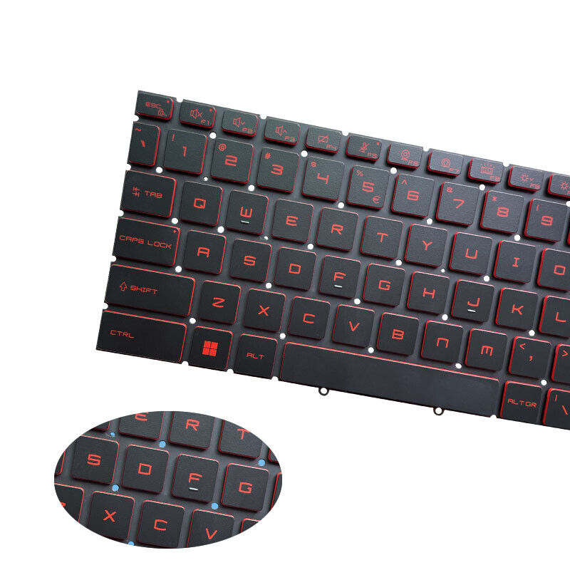 Monochrome Backlit GF66 US Keyboard For MSI Katana GF66 11SC 11UC 11UD
