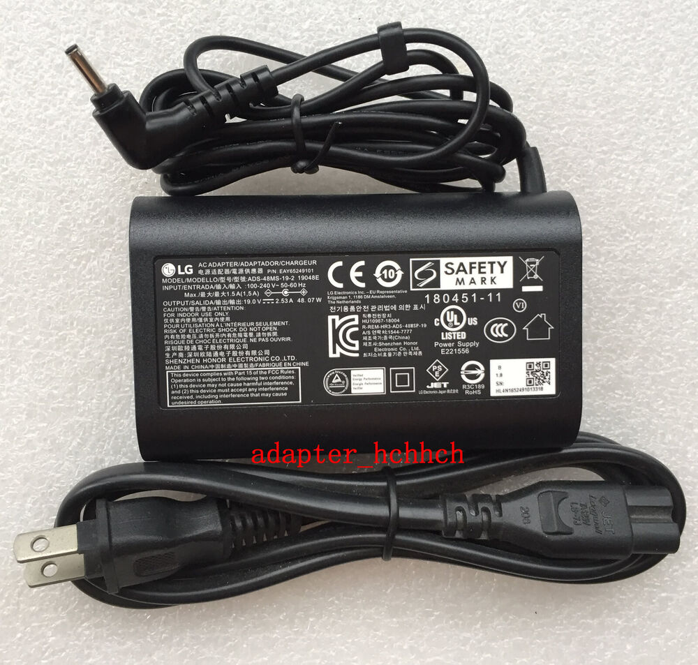 New Original LG gram 15Z95N-G.AAC6U1/i5-1135G7 ADS-48MS-19-2 19V 2.53A ...